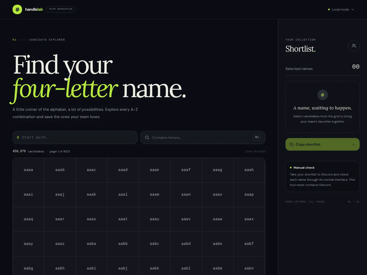 Discord Name Checker