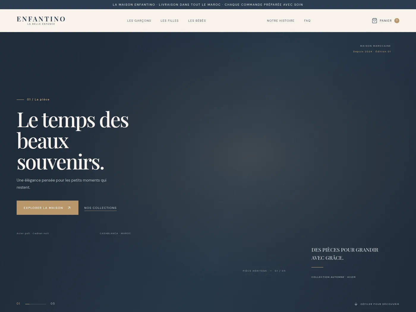 Enfantino Luxe Site