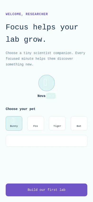 LabFocus Pet Timer