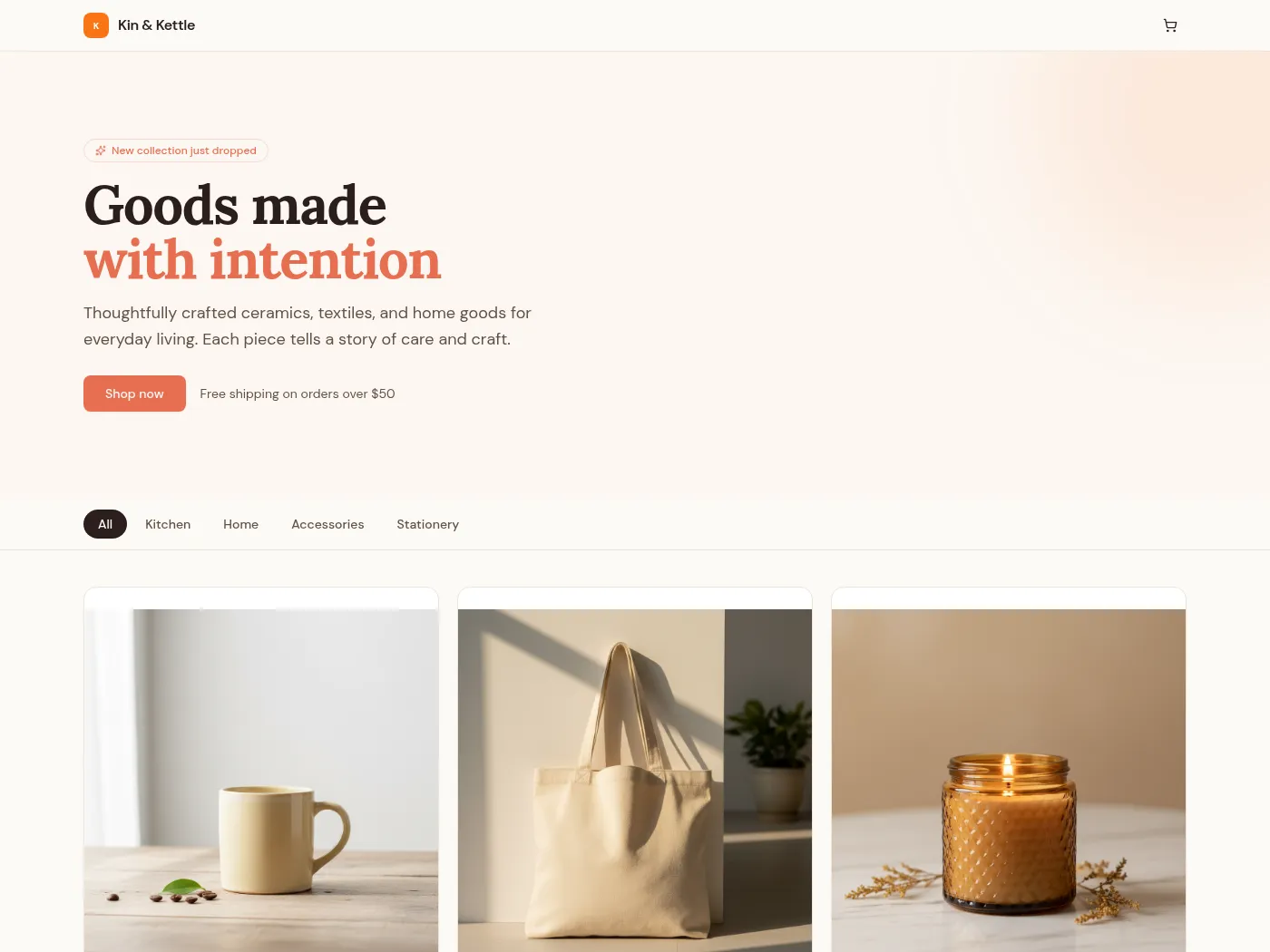 Simple Shopping Store