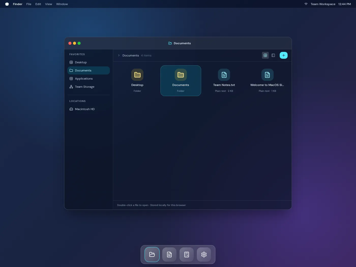 MacOS Simulator Web