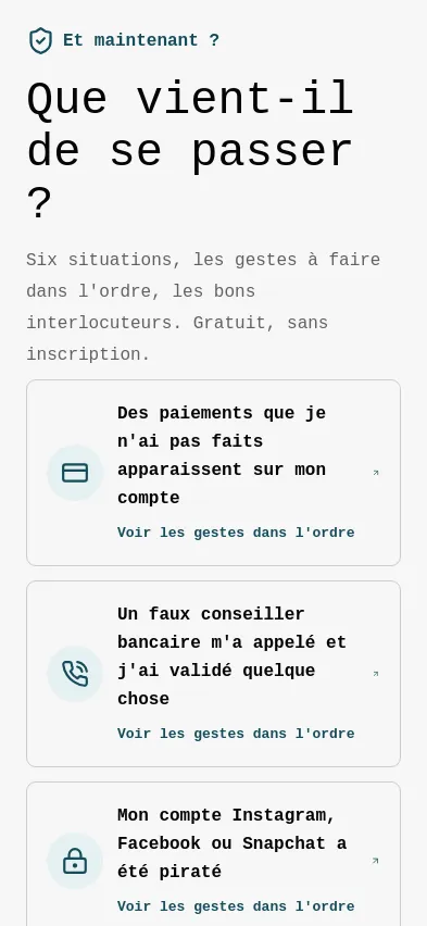 Et Maintenant ?