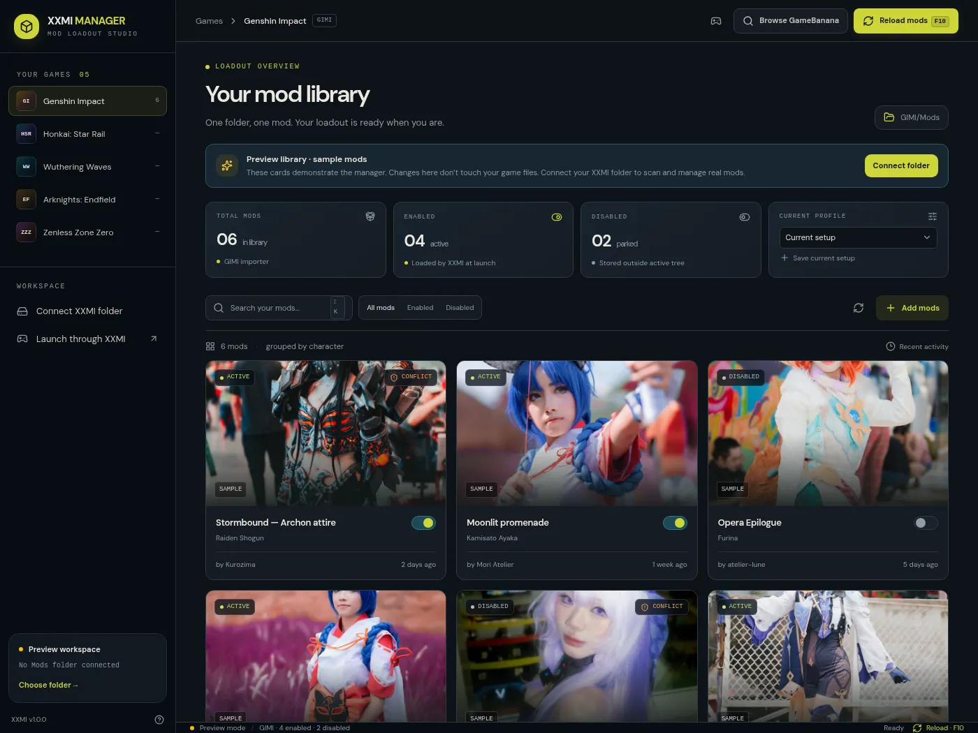 XXMI Mod Manager Web