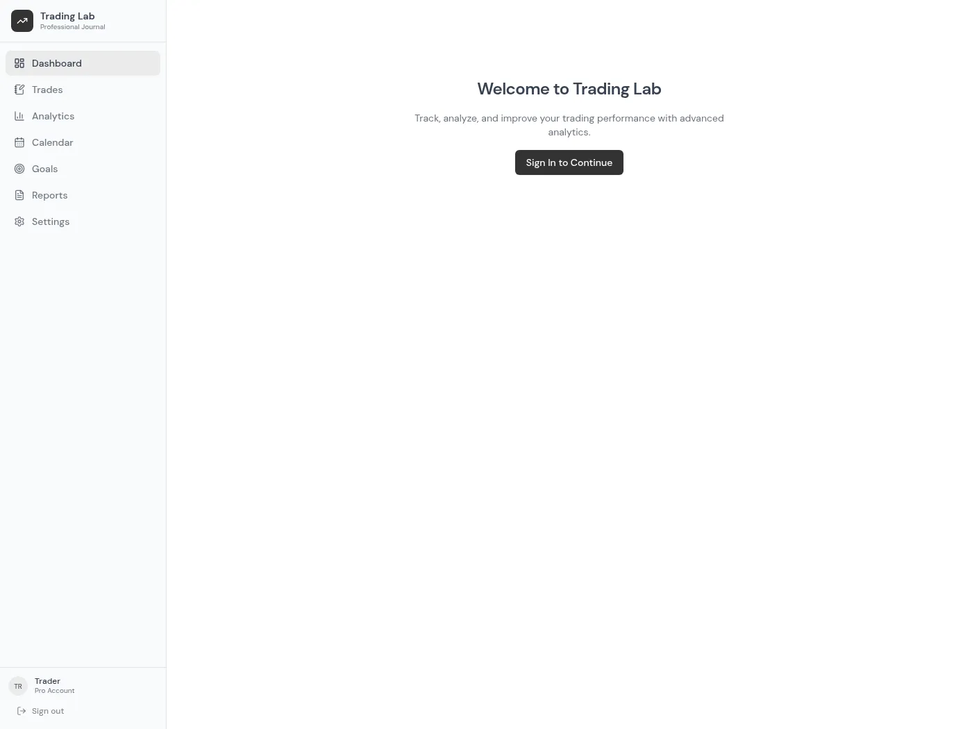 Trading Lab Analytics