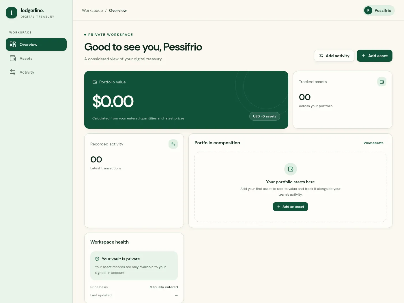 CryptAsset Team Manager
