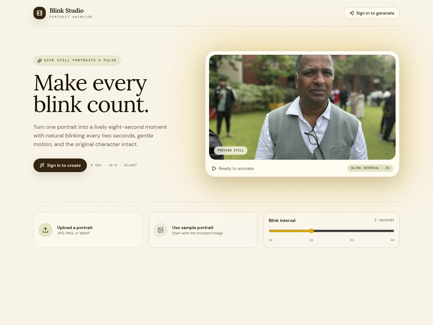 Blink Video Animator