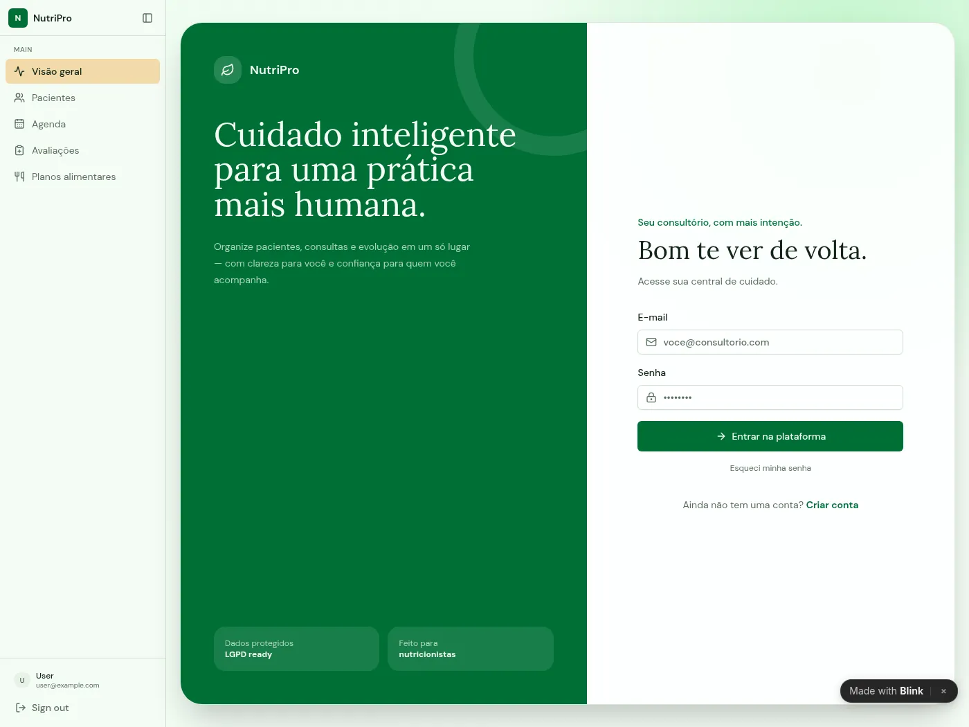 NutriPro Platform