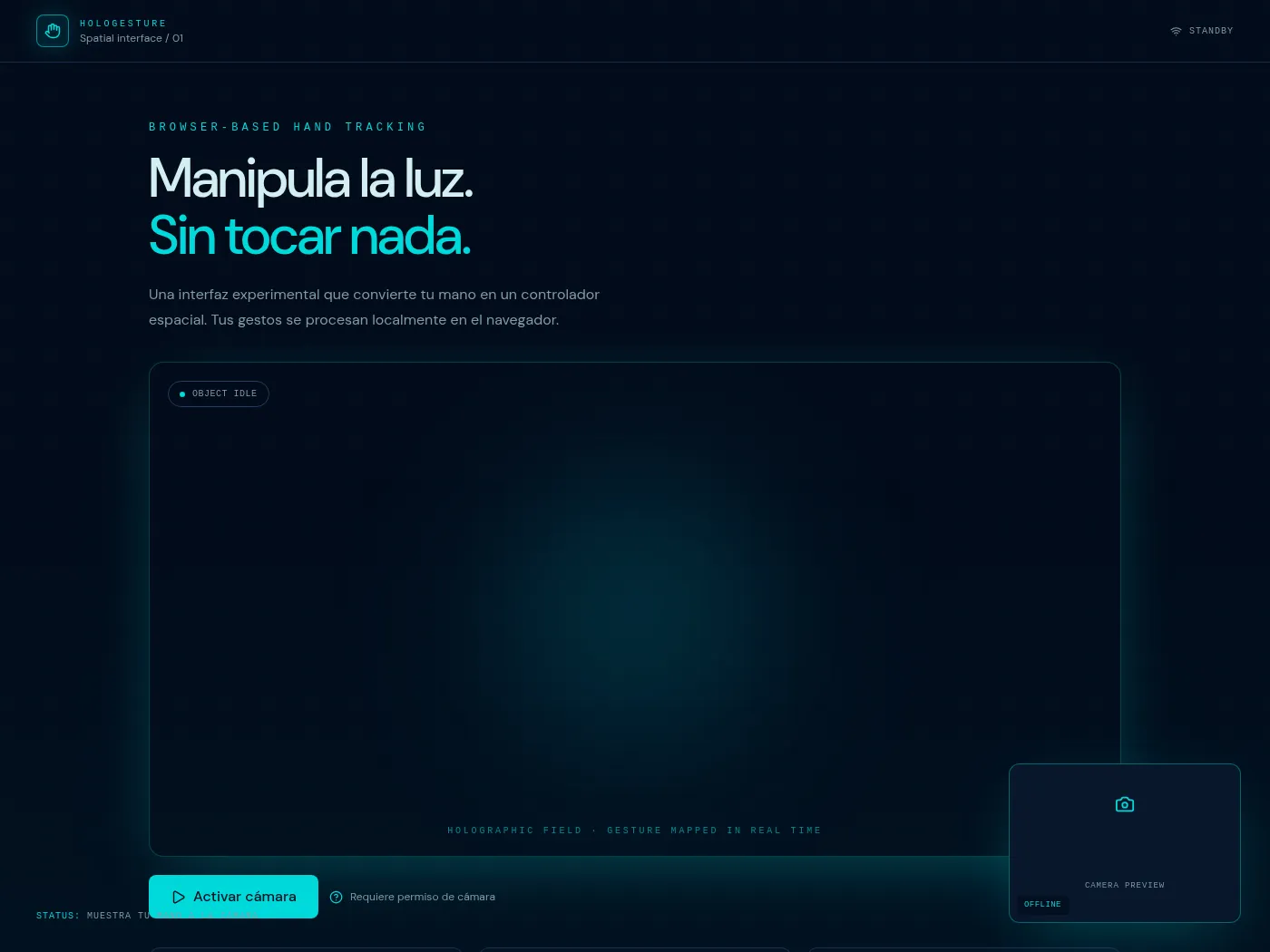 HoloGesture Web App