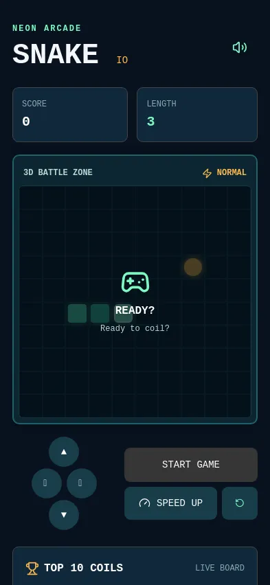 3D Snake IO Audio