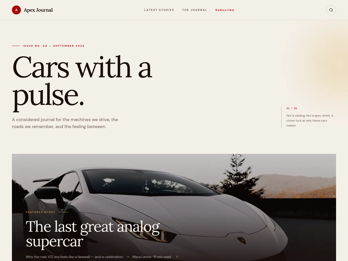 Sportscar Blog Interactive