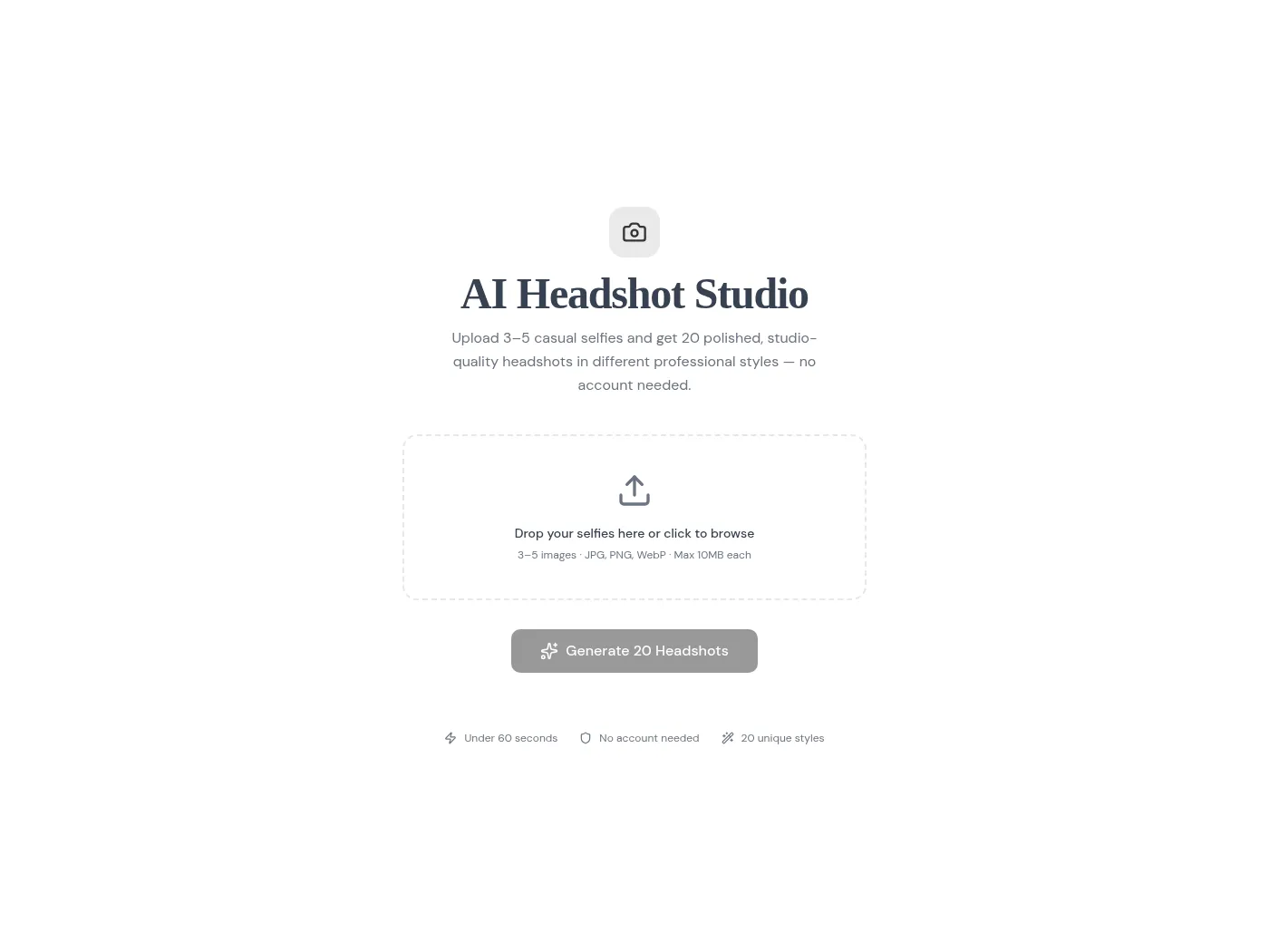 AI Headshot Studio