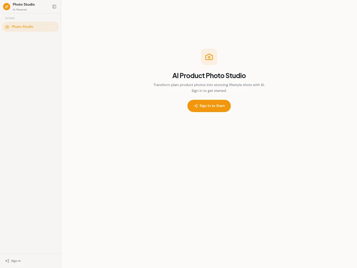 AI Product Photo Studio