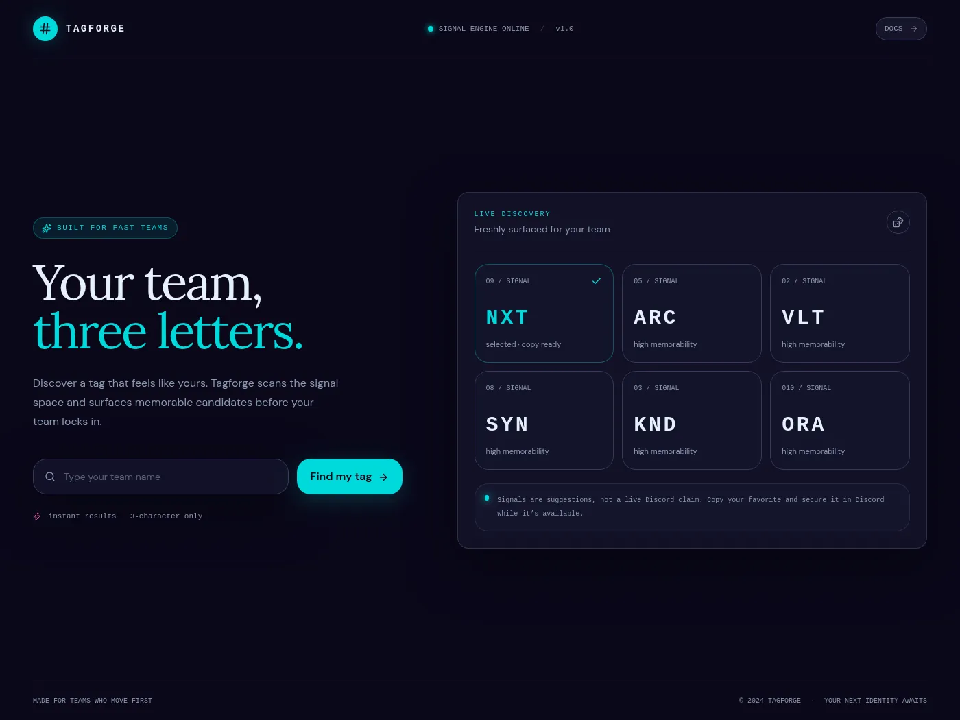 AI Discord Tag Finder