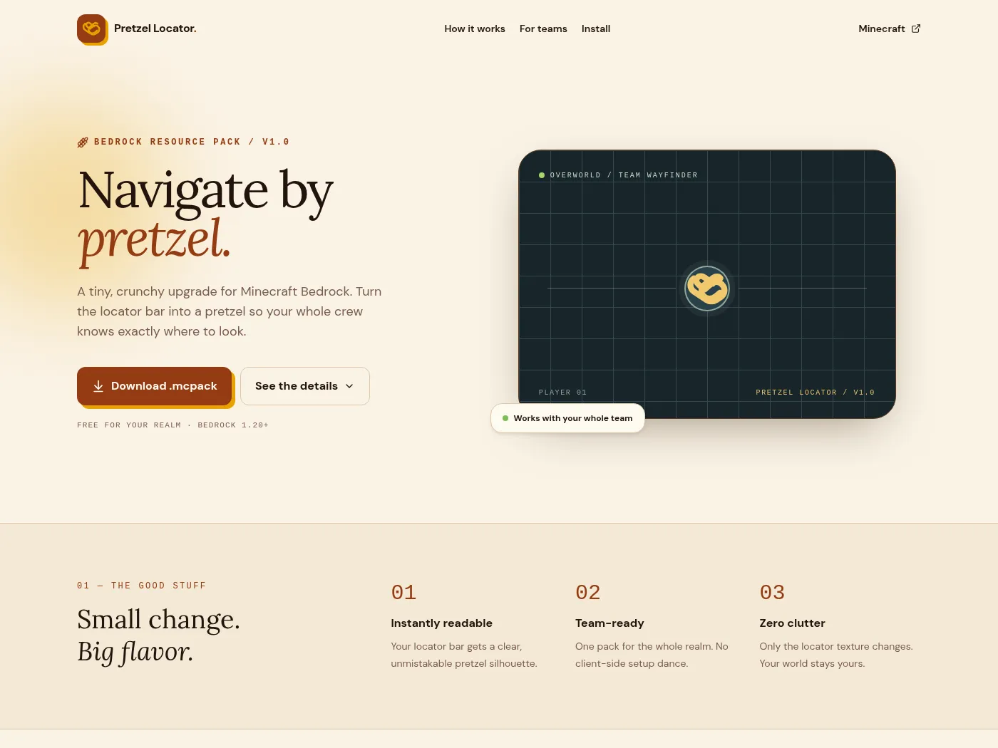 Pretzel Locator Texture