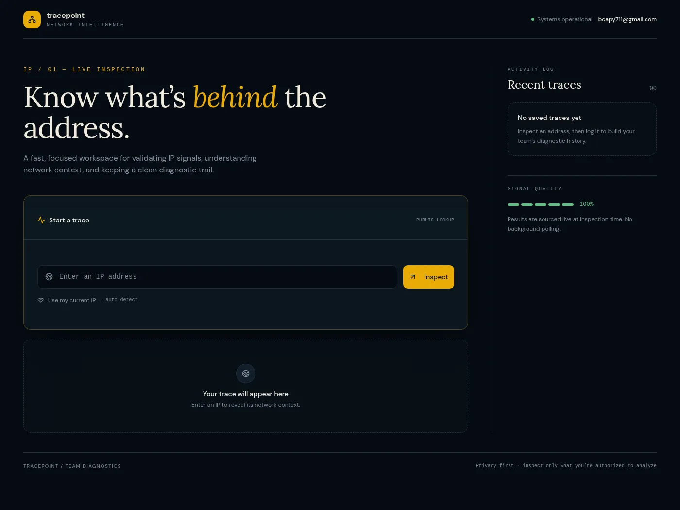 IP Insight Dashboard