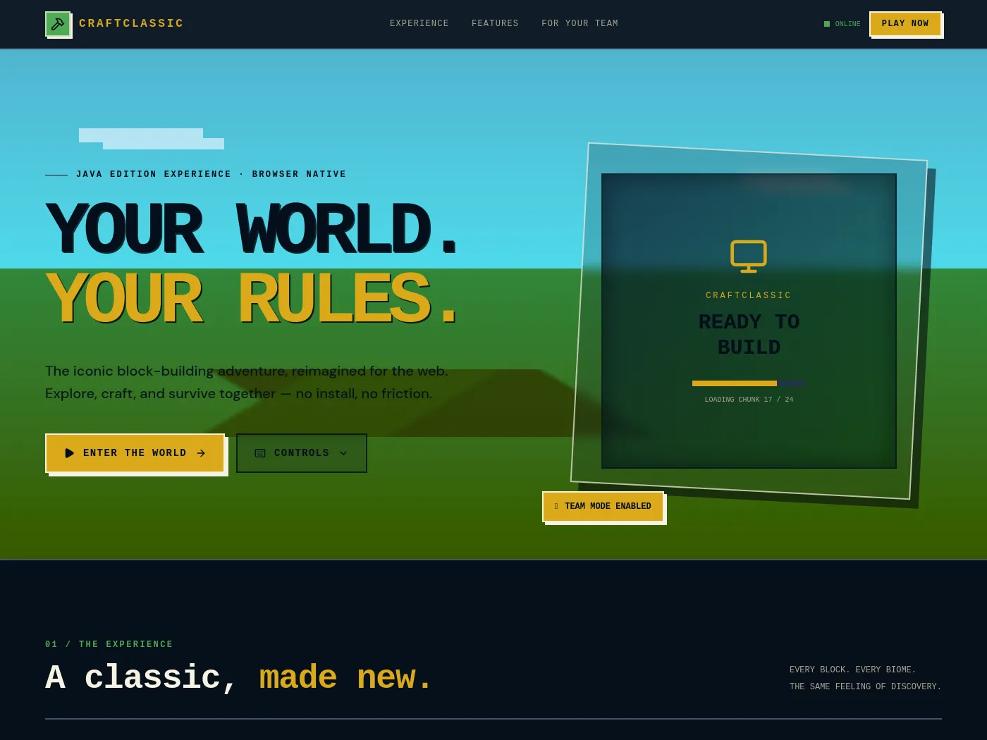 CraftClassic Web Edition