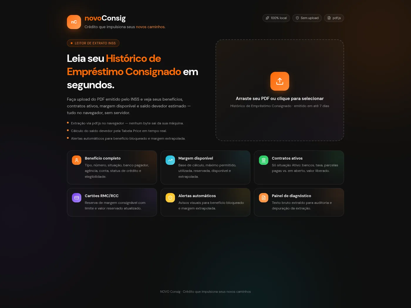 Extrato INSS Visualizer