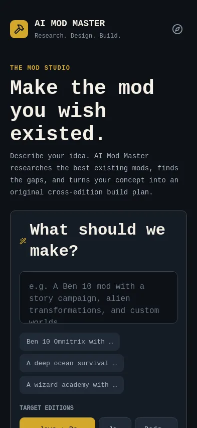 AI Mod Master