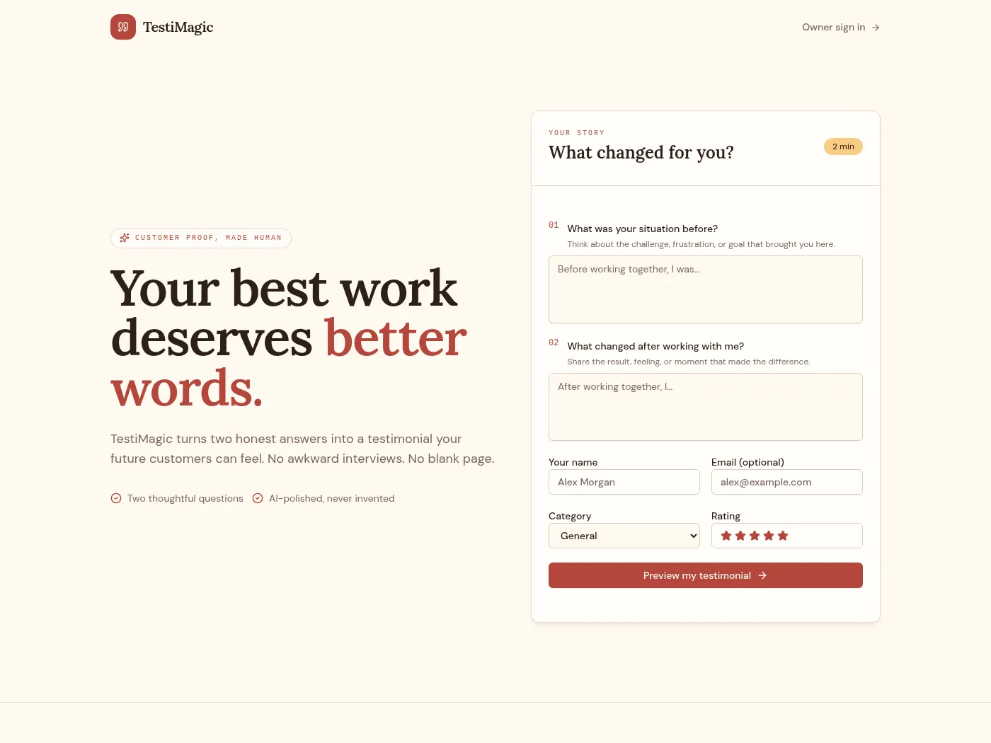 TestiMagic