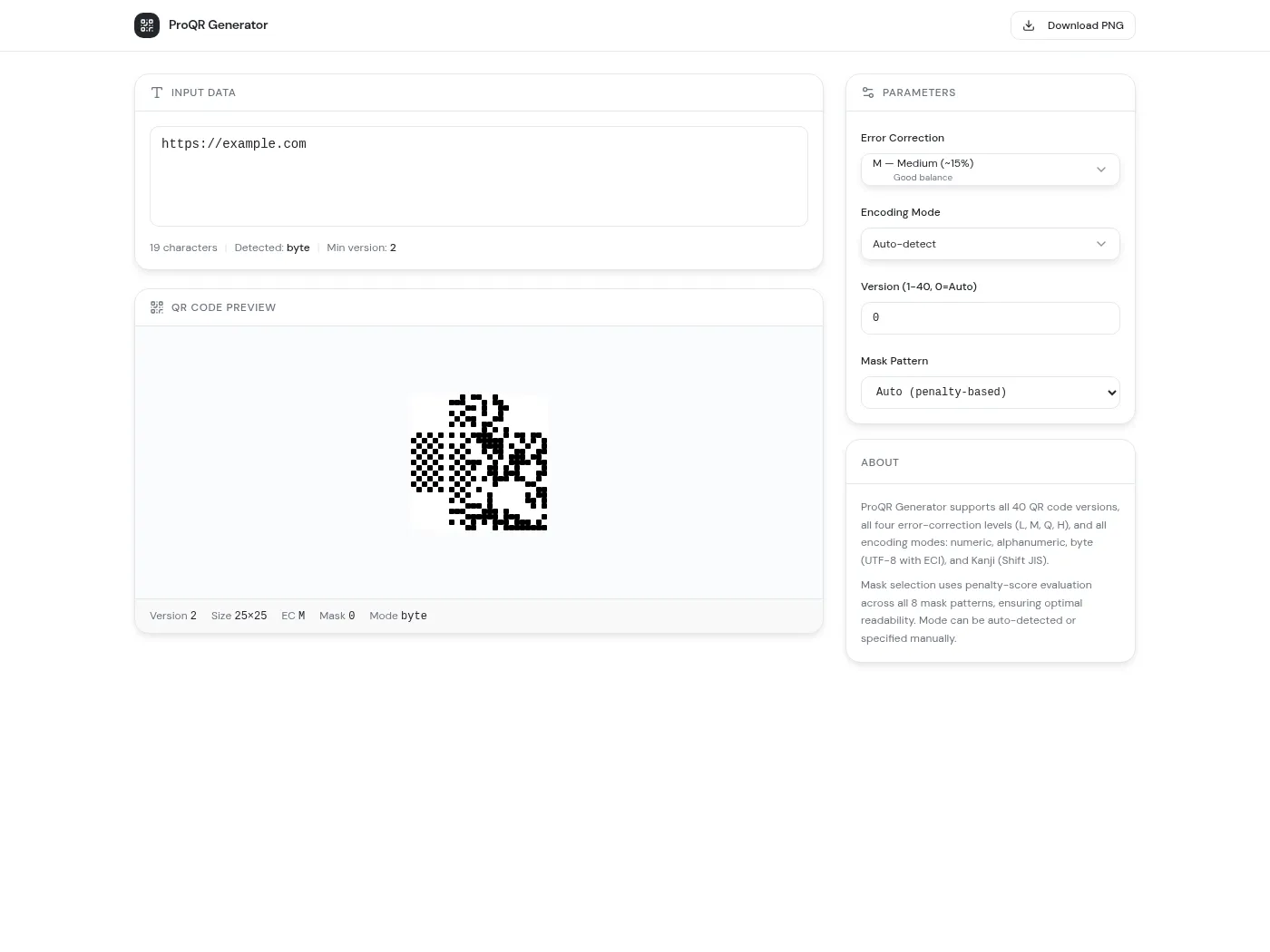 ProQR Generator