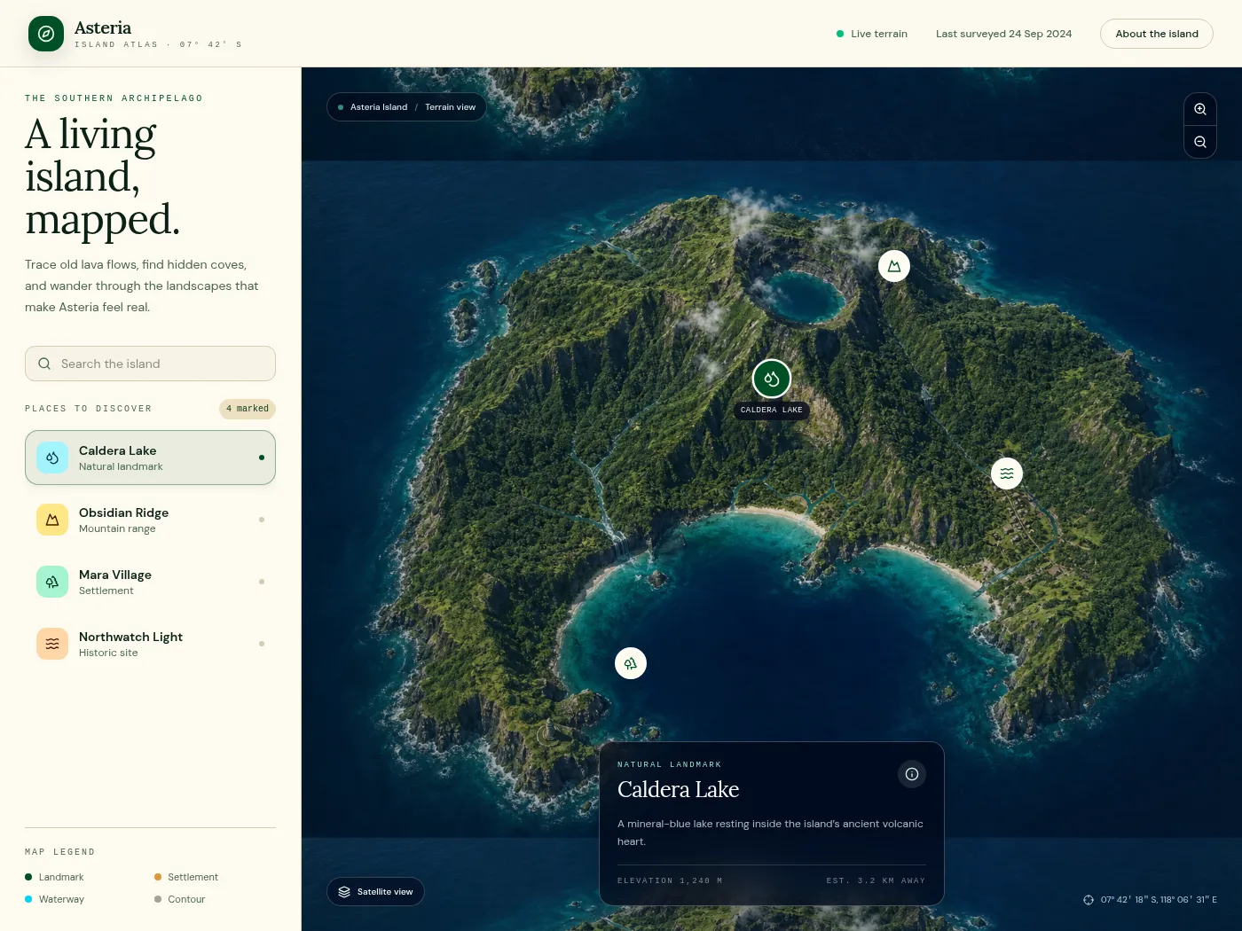 Realistic Island Mapper