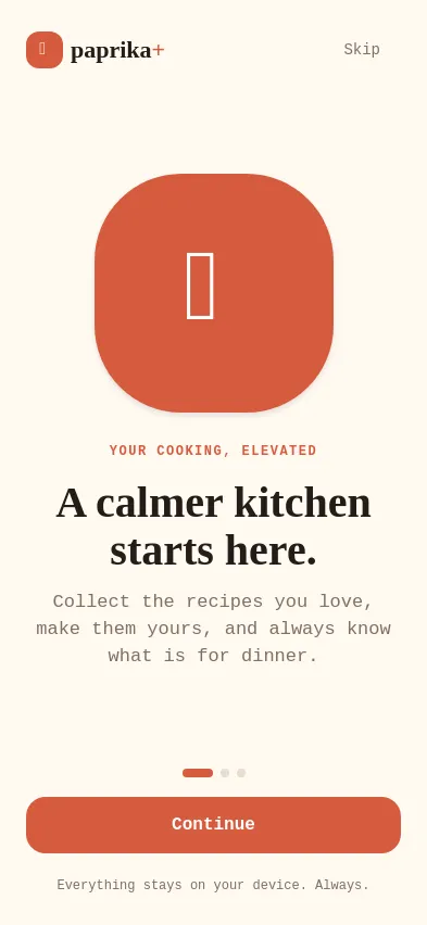Paprika+ Recipe Manager