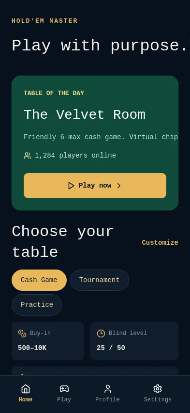 Hold’em Master Mobile
