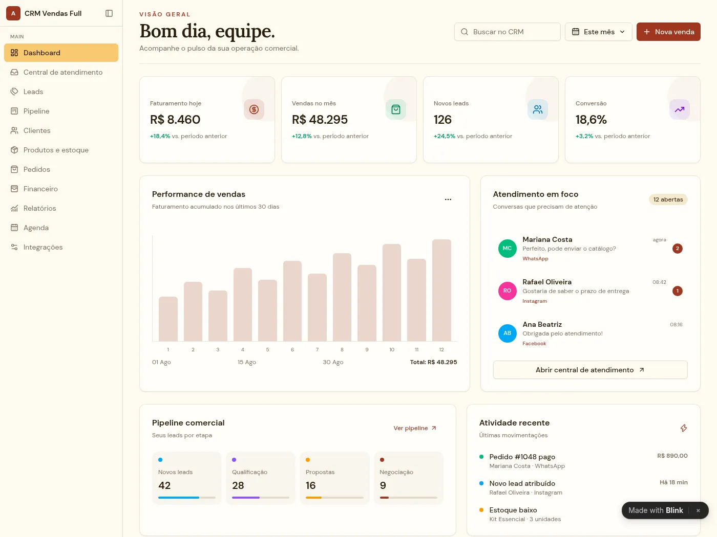 CRM Vendas Full