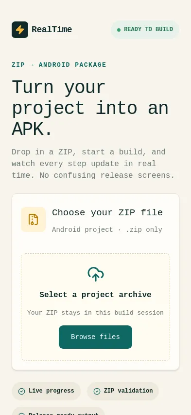 RealTime APK Converter