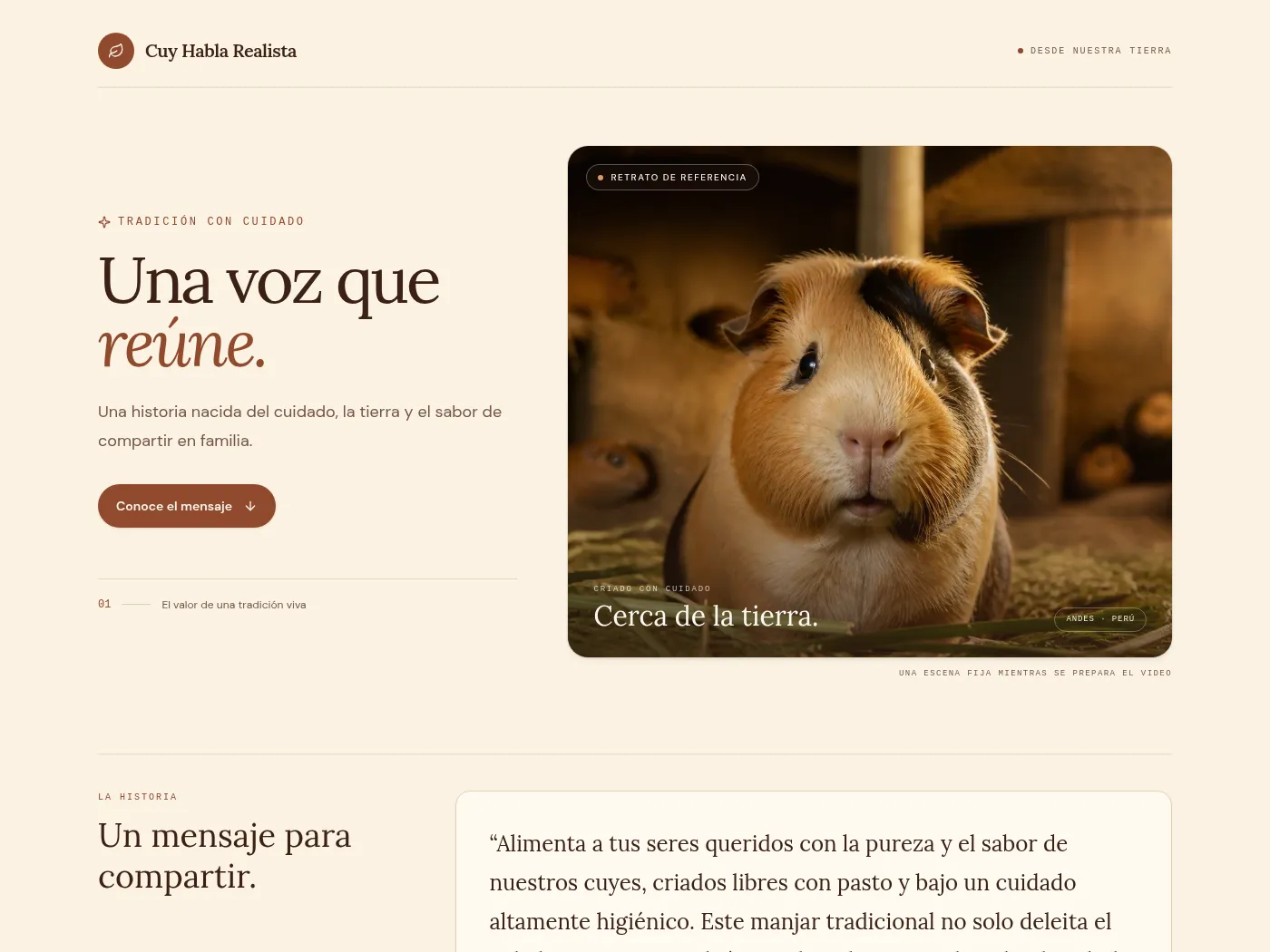 Cuy Habla Realista