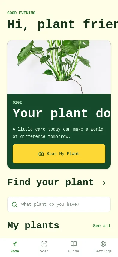 Gigi — AI Plant Doctor