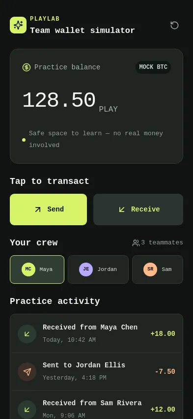 Crypto Wallet PlayLab