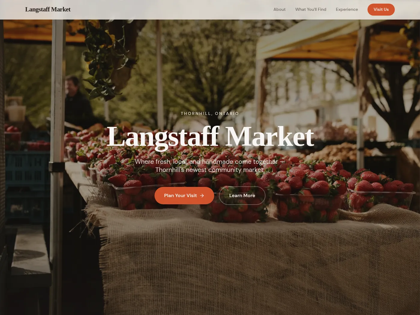 Langstaff Market Web