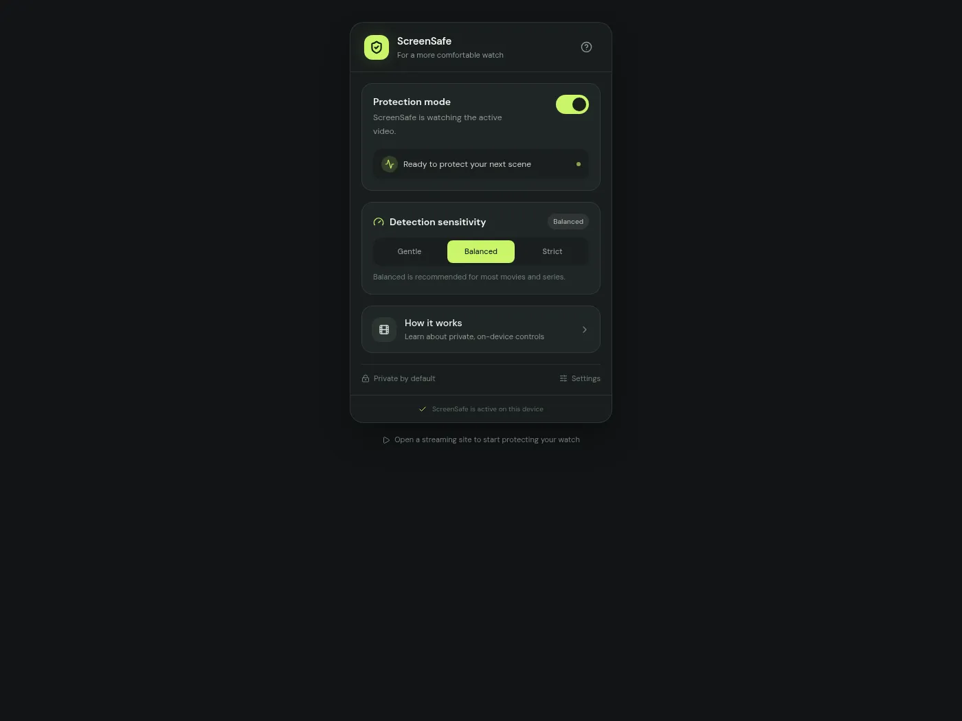 ScreenSafe AI Extension
