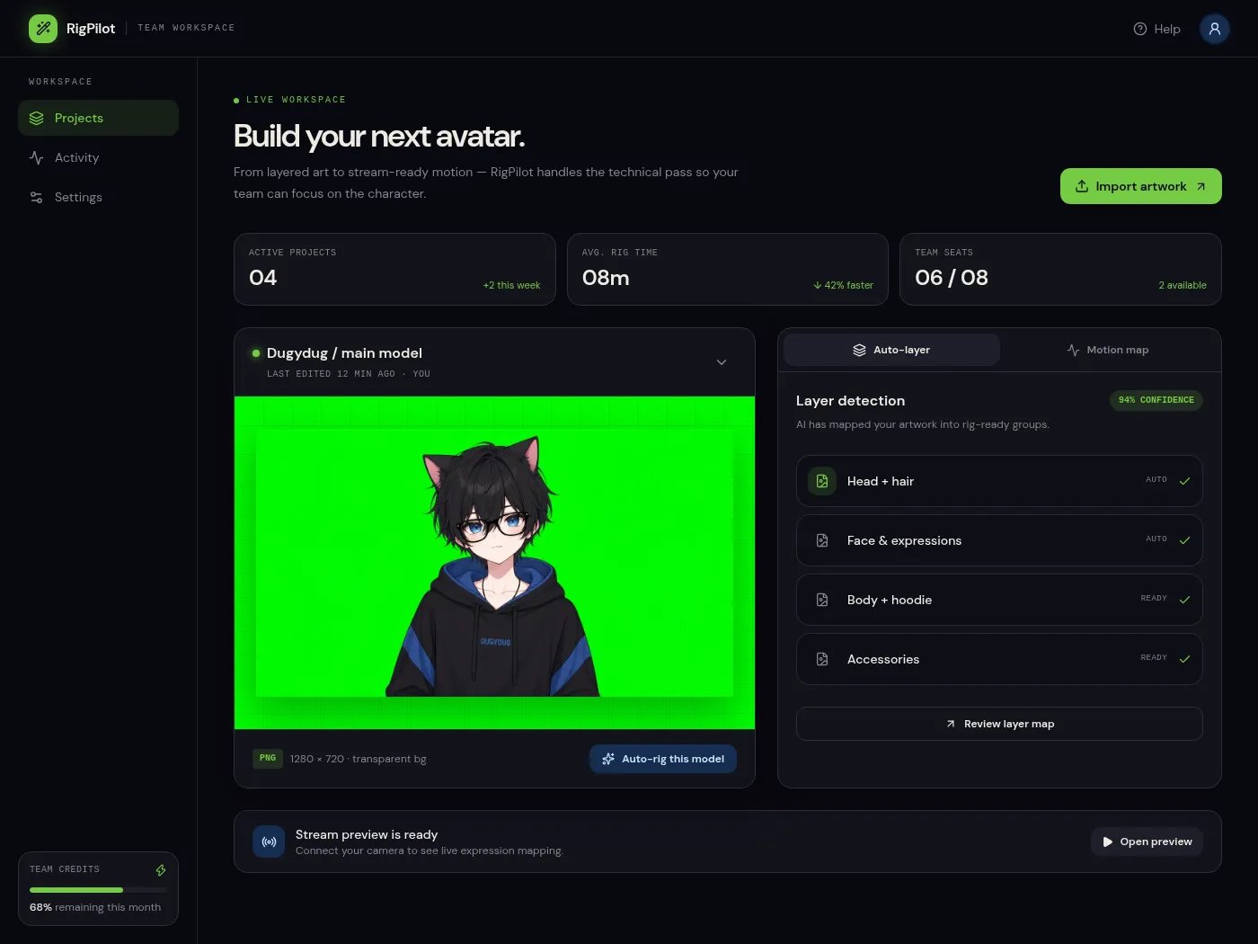 VTuber Rigging Automator