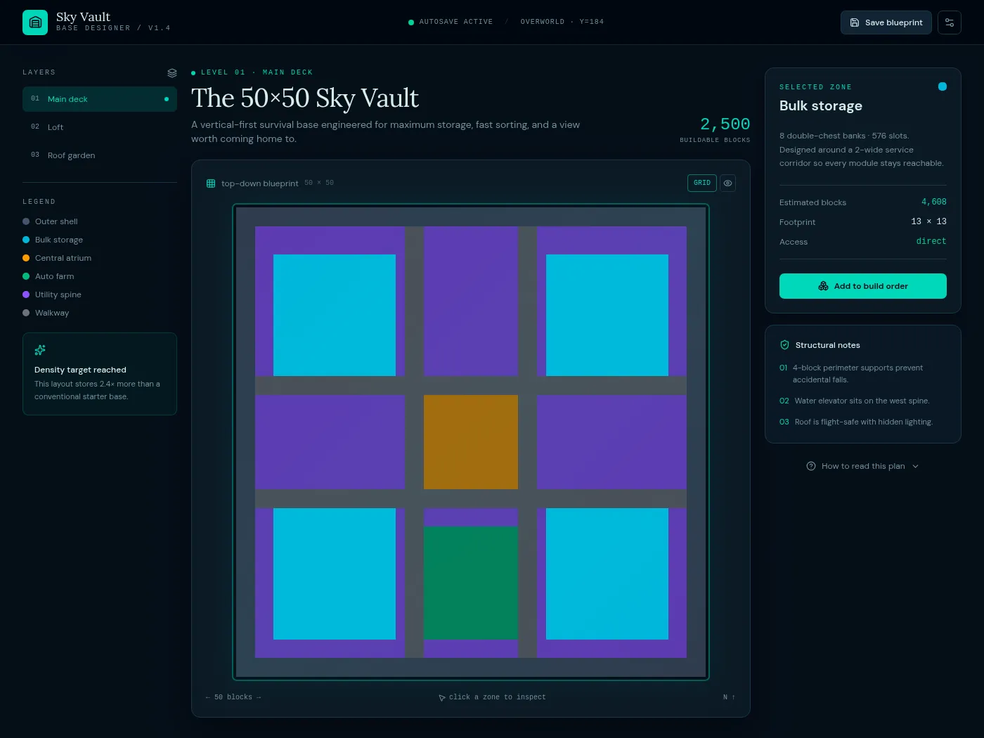 Sky Vault Designer
