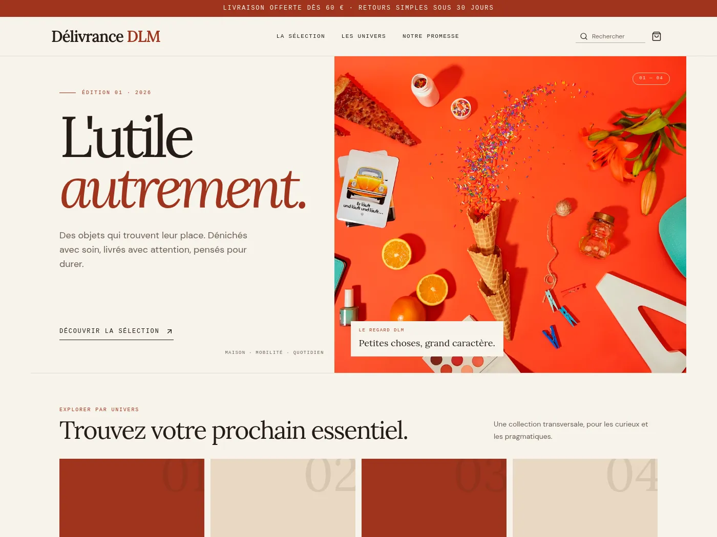 Délivrance DLM Shop