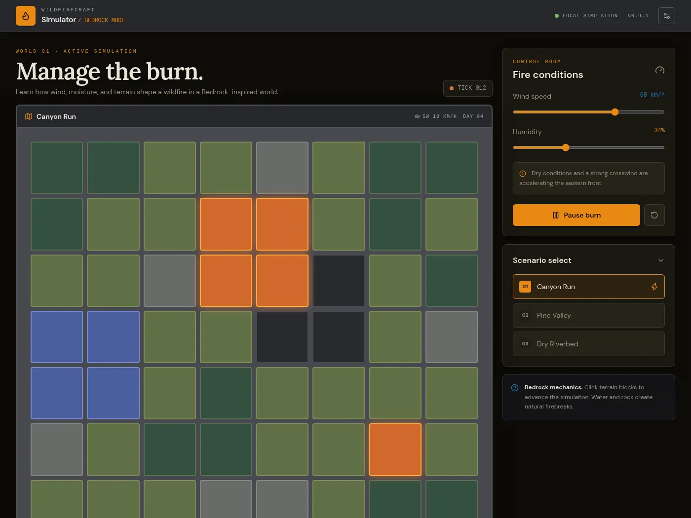 WildfireCraft Simulator