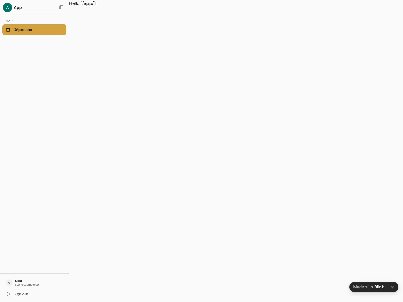 Dépenses Suivi App