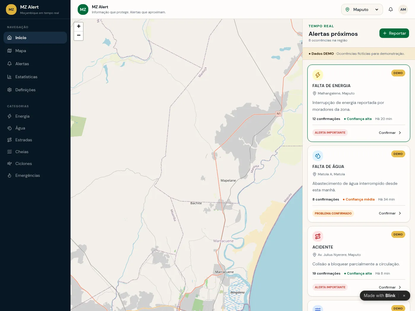 MZ Alert — Moçambique em Tempo Real