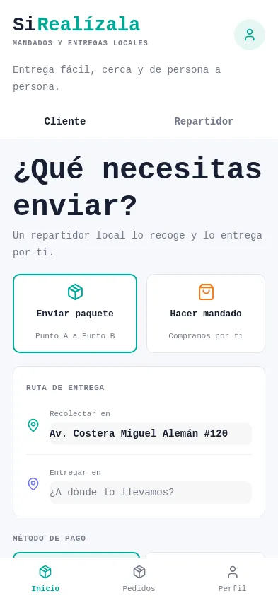 Si Realízala Local Delivery