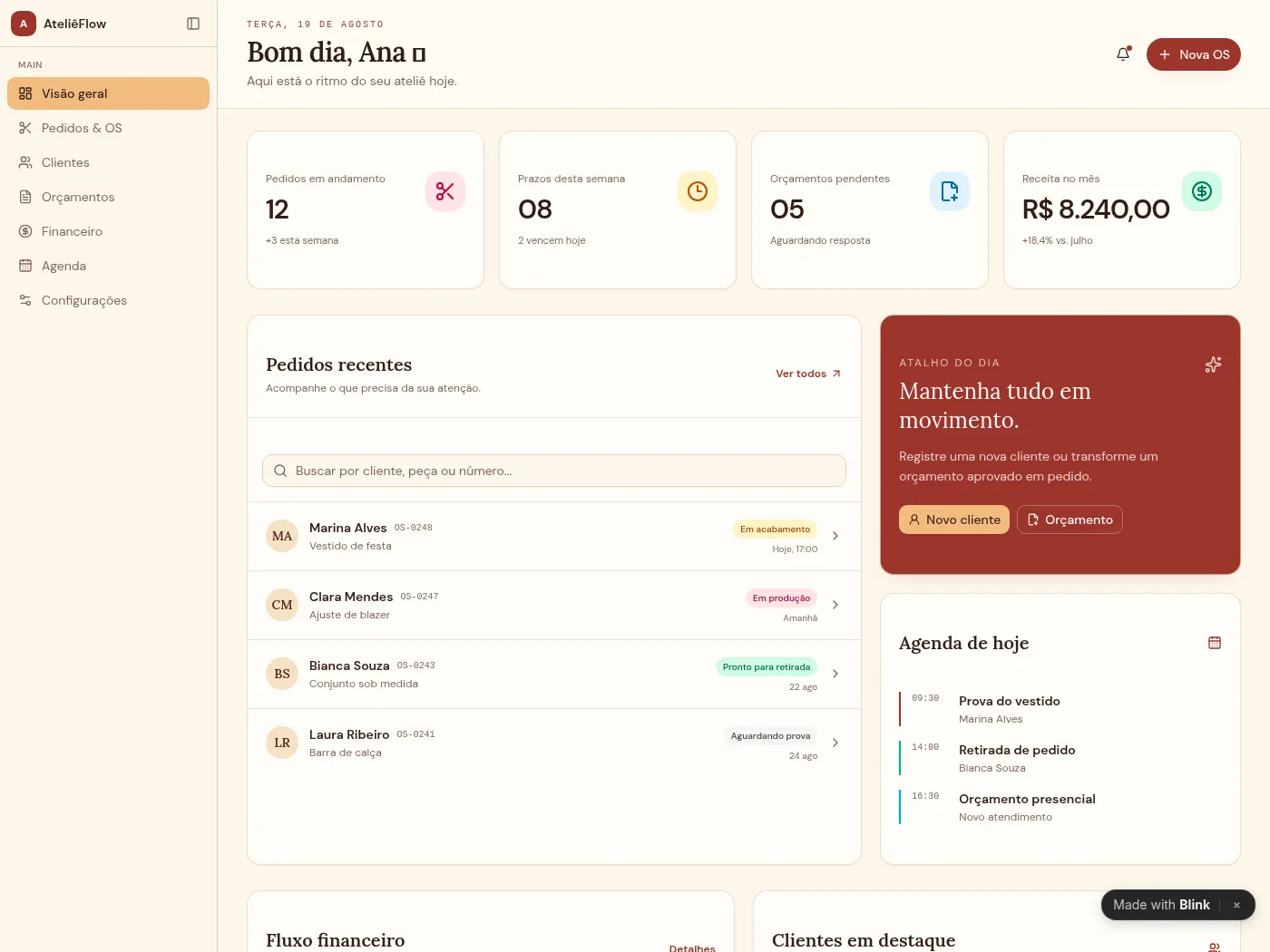 AteliêFlow Gestão