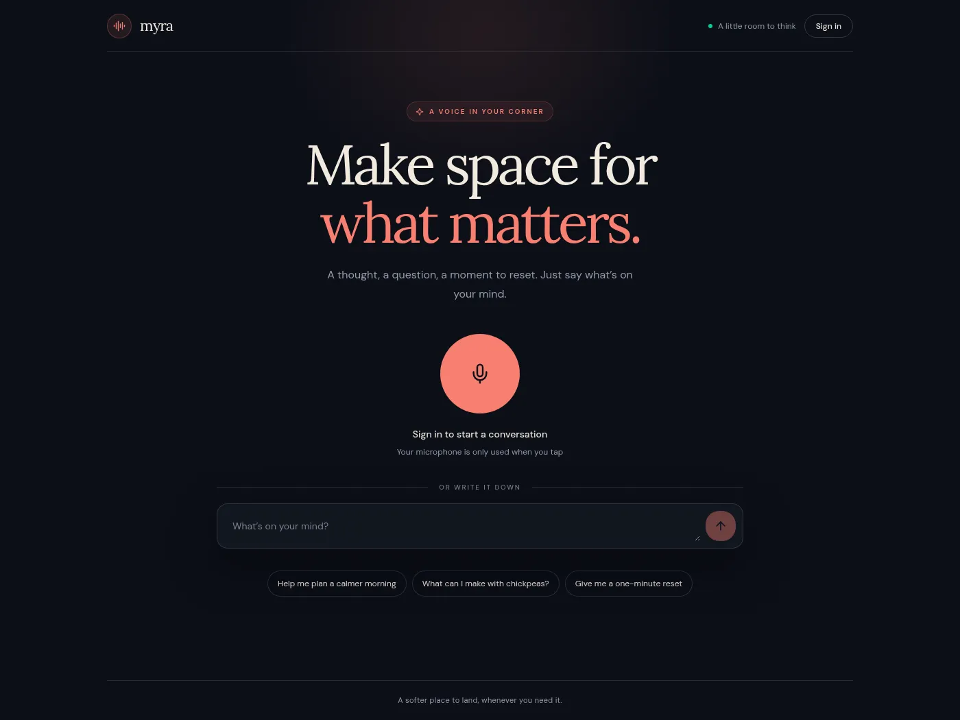Myra Mobile Voice Assistant