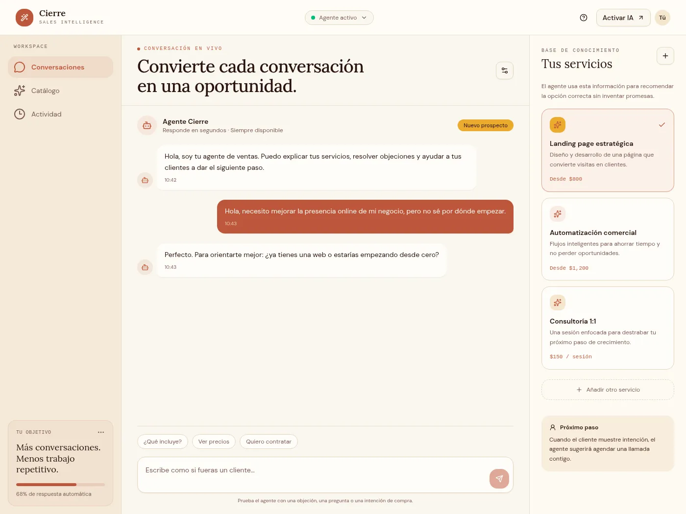Agente de Ventas AI