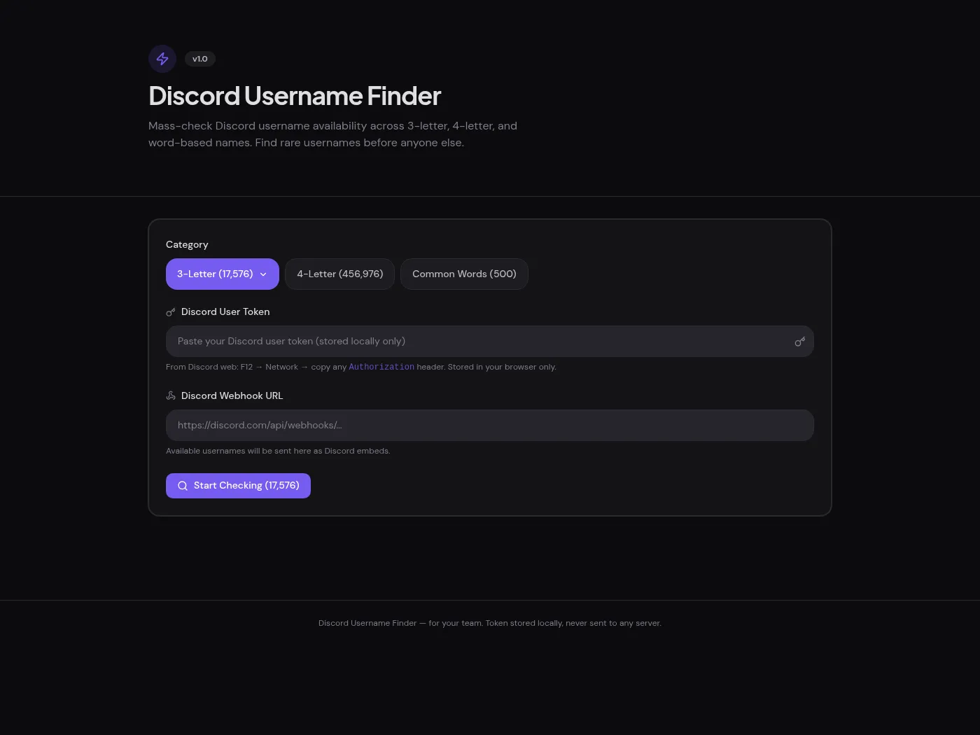Discord Name Finder