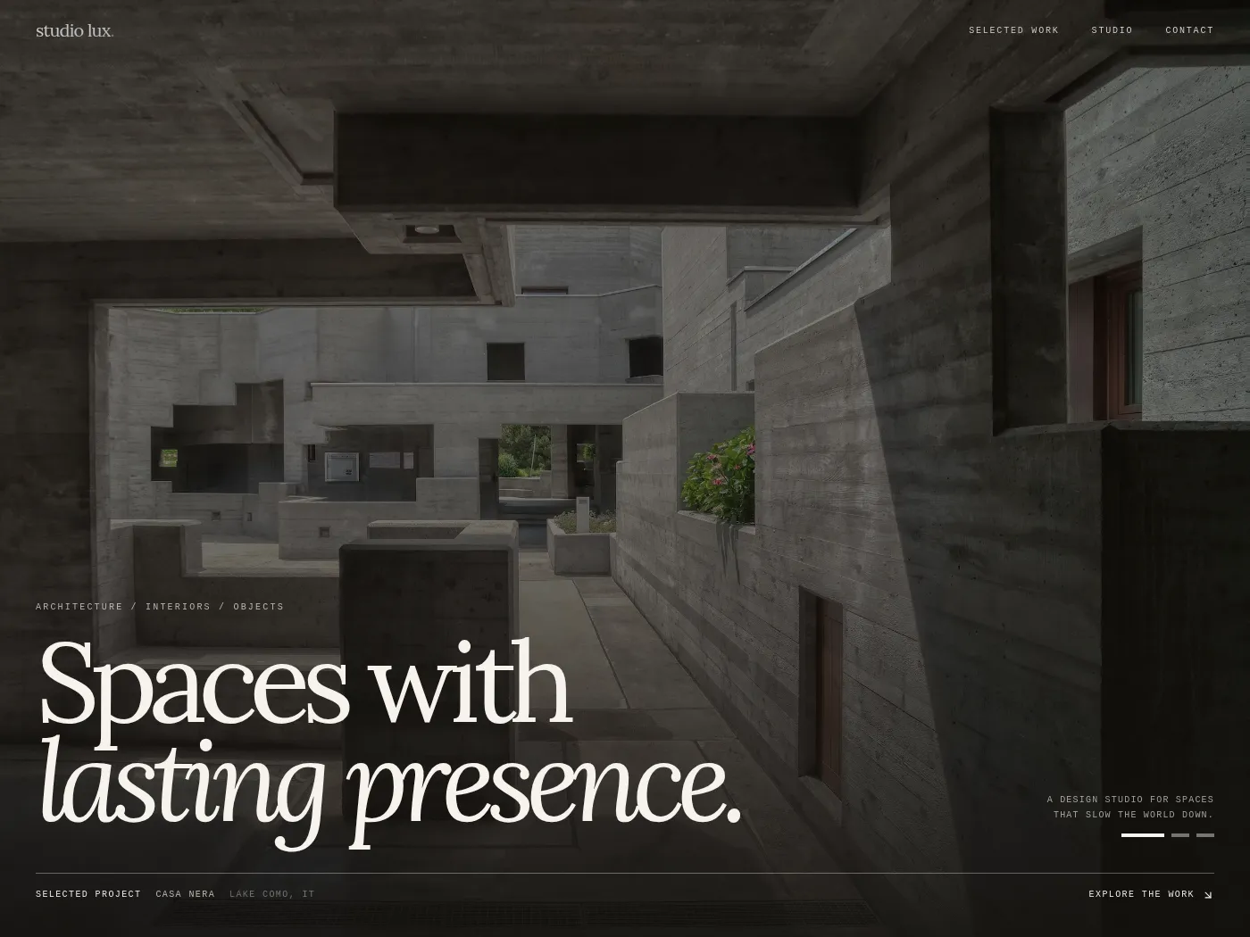 Studio Lux Web Presence