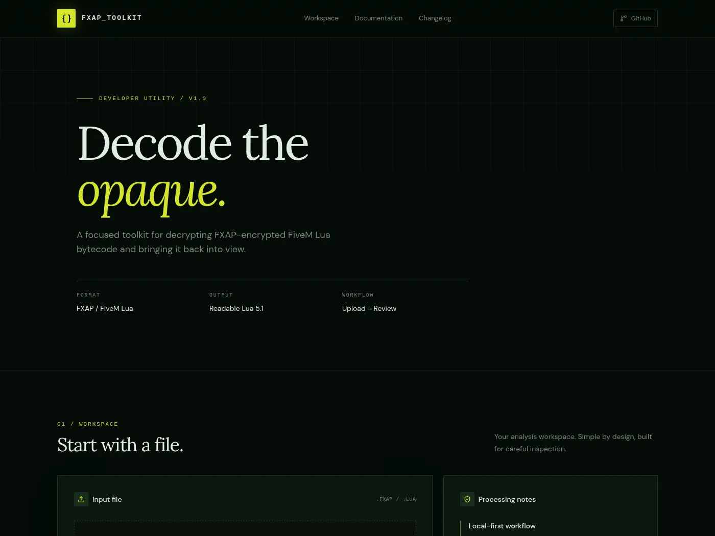 FXAP Decryptor Toolkit