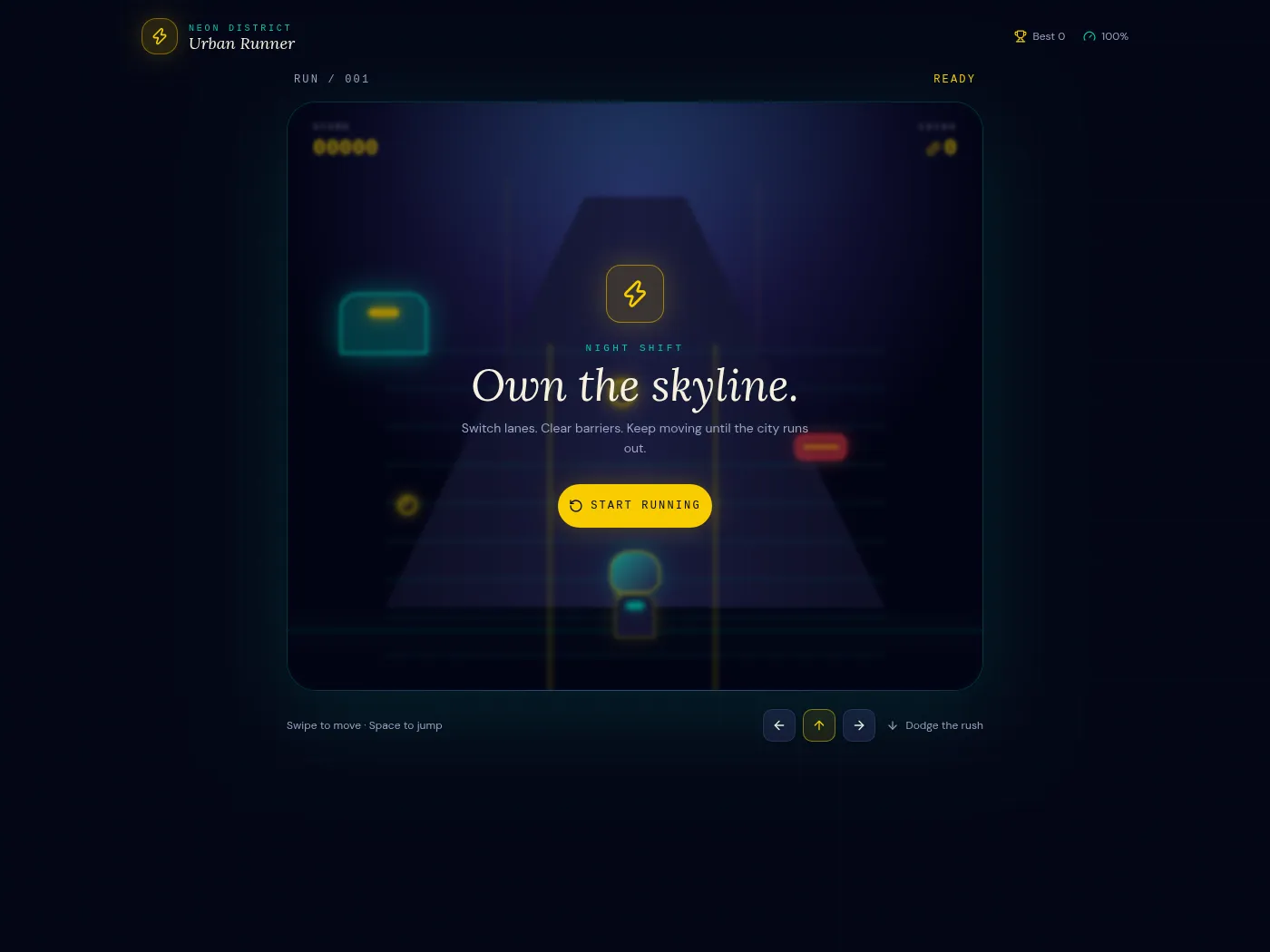 Urban Runner Game