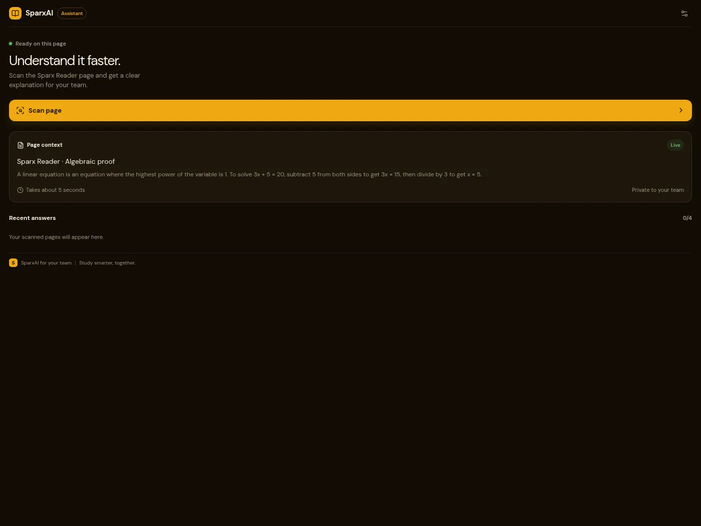 SparxAI Assistant Extension