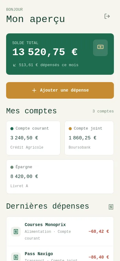 Dépenses Faciles
